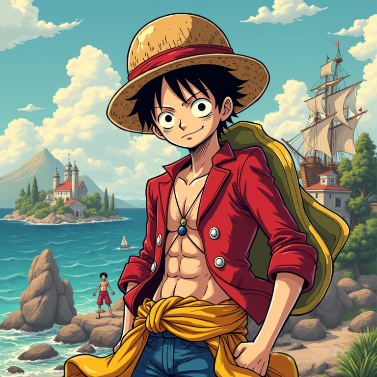 One Piece Chapter 1 : "Romance Dawn" - Uchiha Luffy