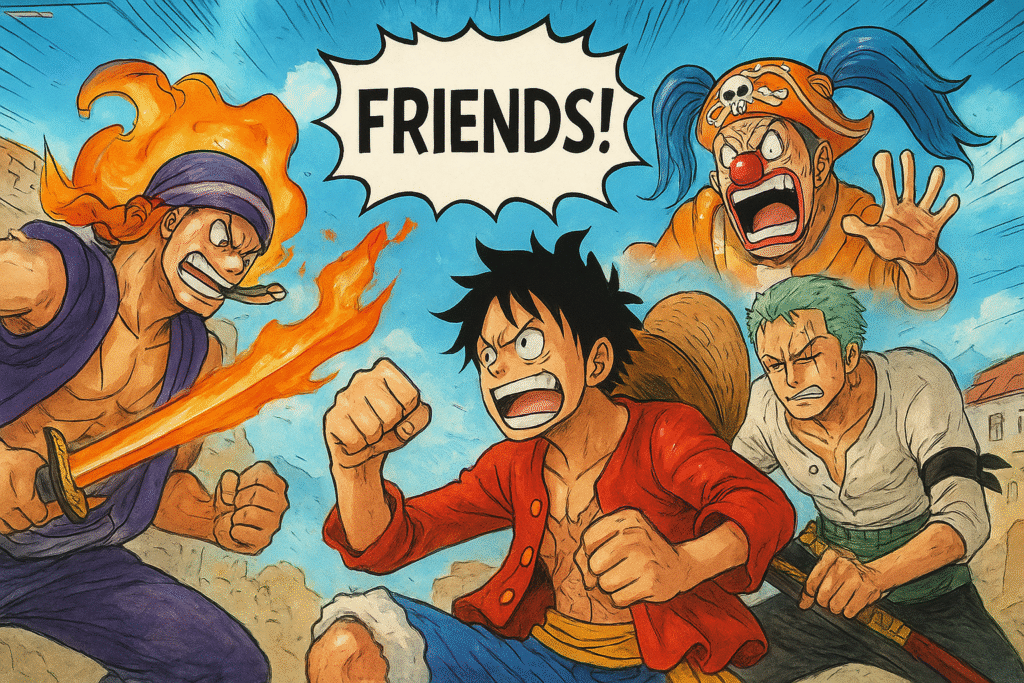“One Piece Chapter 7 Explained: Luffy vs Kabaji, Zoro’s Return & Buggy ...